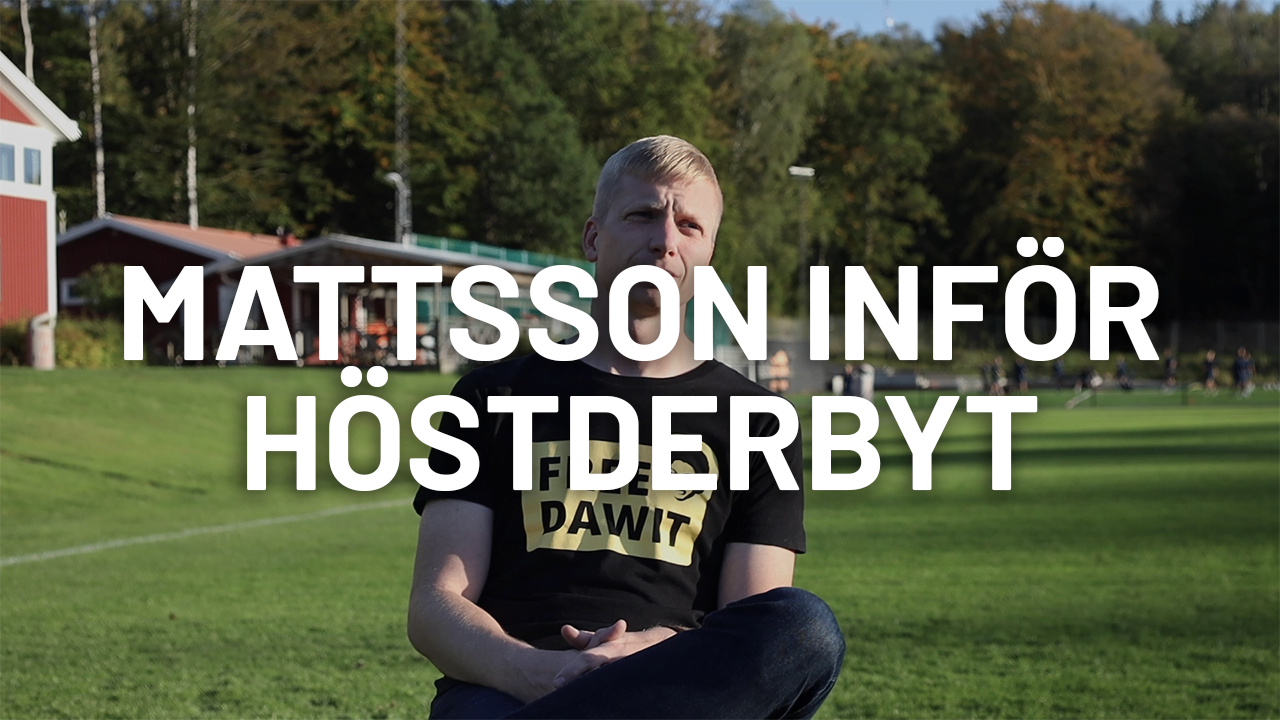Youtube: Johan Mattsson inför morgondagens derby - ÖIS Fotboll